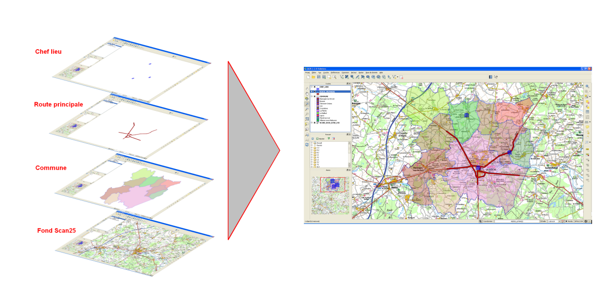 1- Introduction à QGIS - Données géographiques